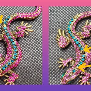 Lizard Shaped 5D Diamond Painting Cover Minders / Needle Minders - Etsy