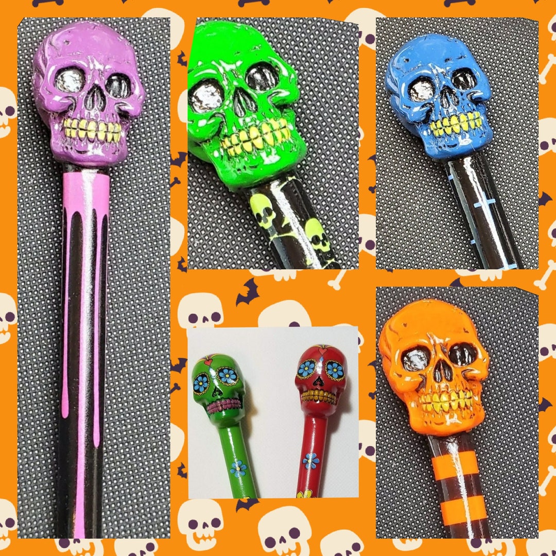 Skull Themed Premium Resin Diamond Painting Drill Pens or Ink Pens - Etsy