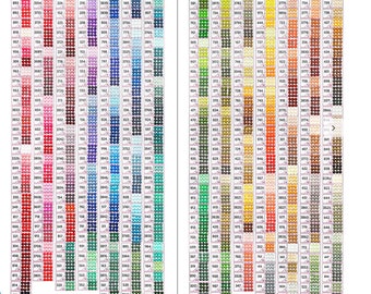 Diamond Painting DMC Color Printable Chart - Etsy