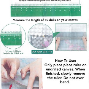 Mesh Rulers for Round and Square Drill 5D Diamond Paintings - Etsy