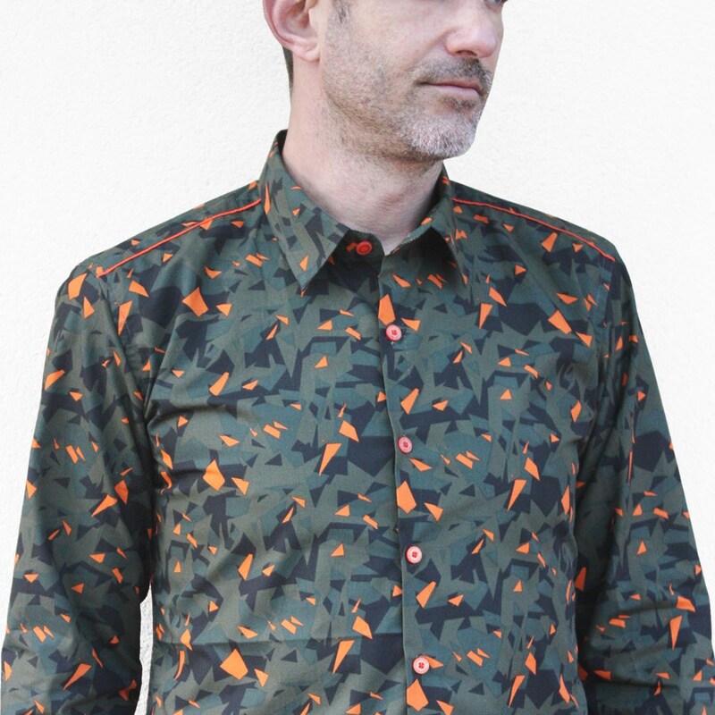 Camo and Orange - Etsy