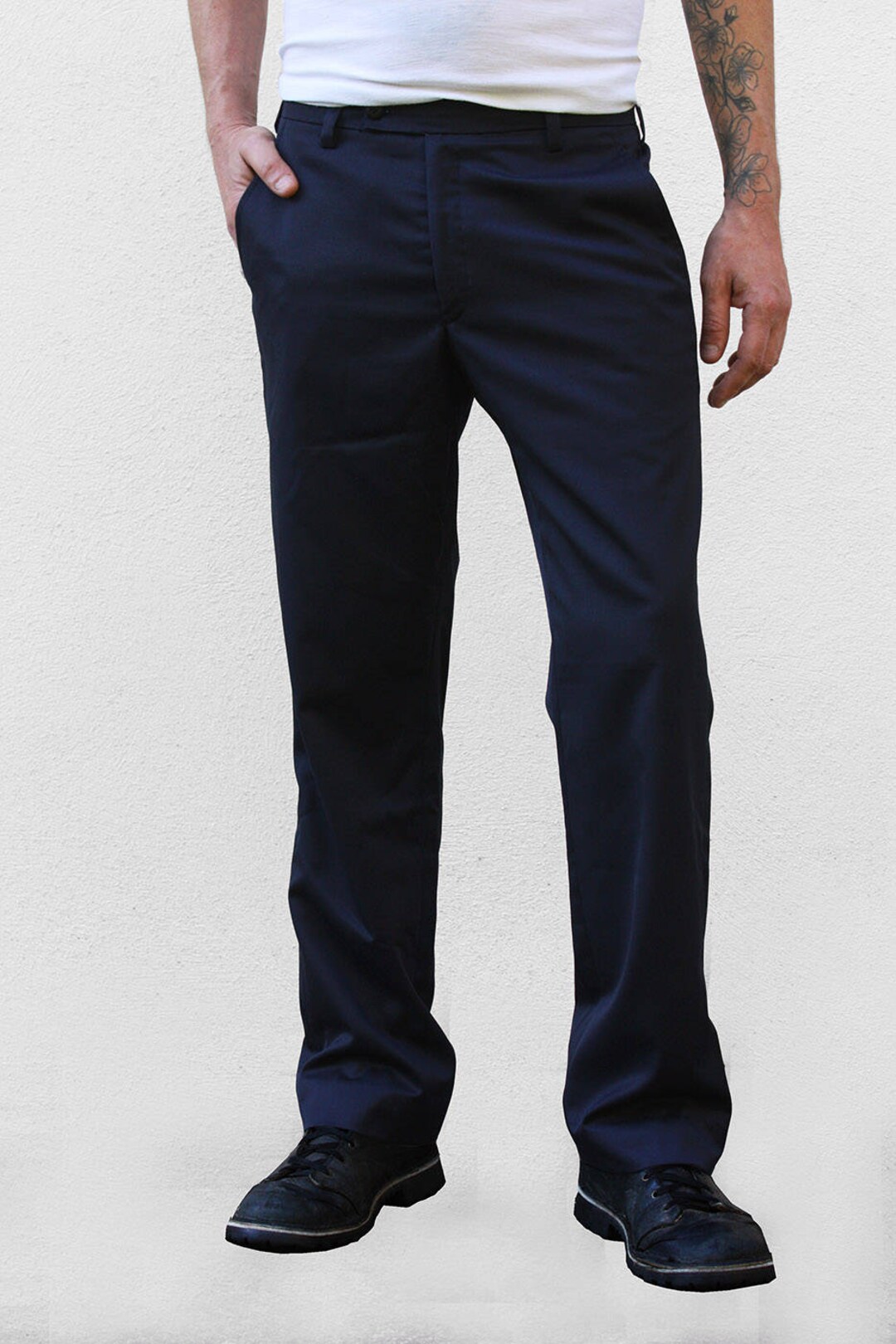 Dark Blue Slacks - Tea Time - Etsy