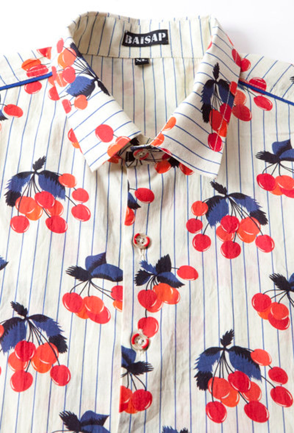 Cherry Print Shirt - Etsy
