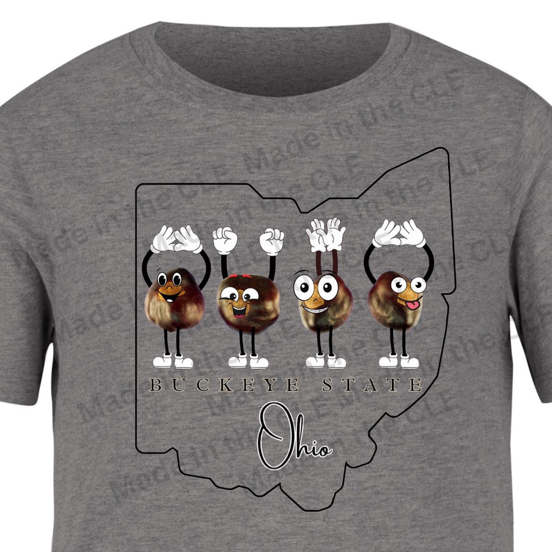 Ohio State Buckeyes O-H-I-O Nuts T-shirt - Etsy