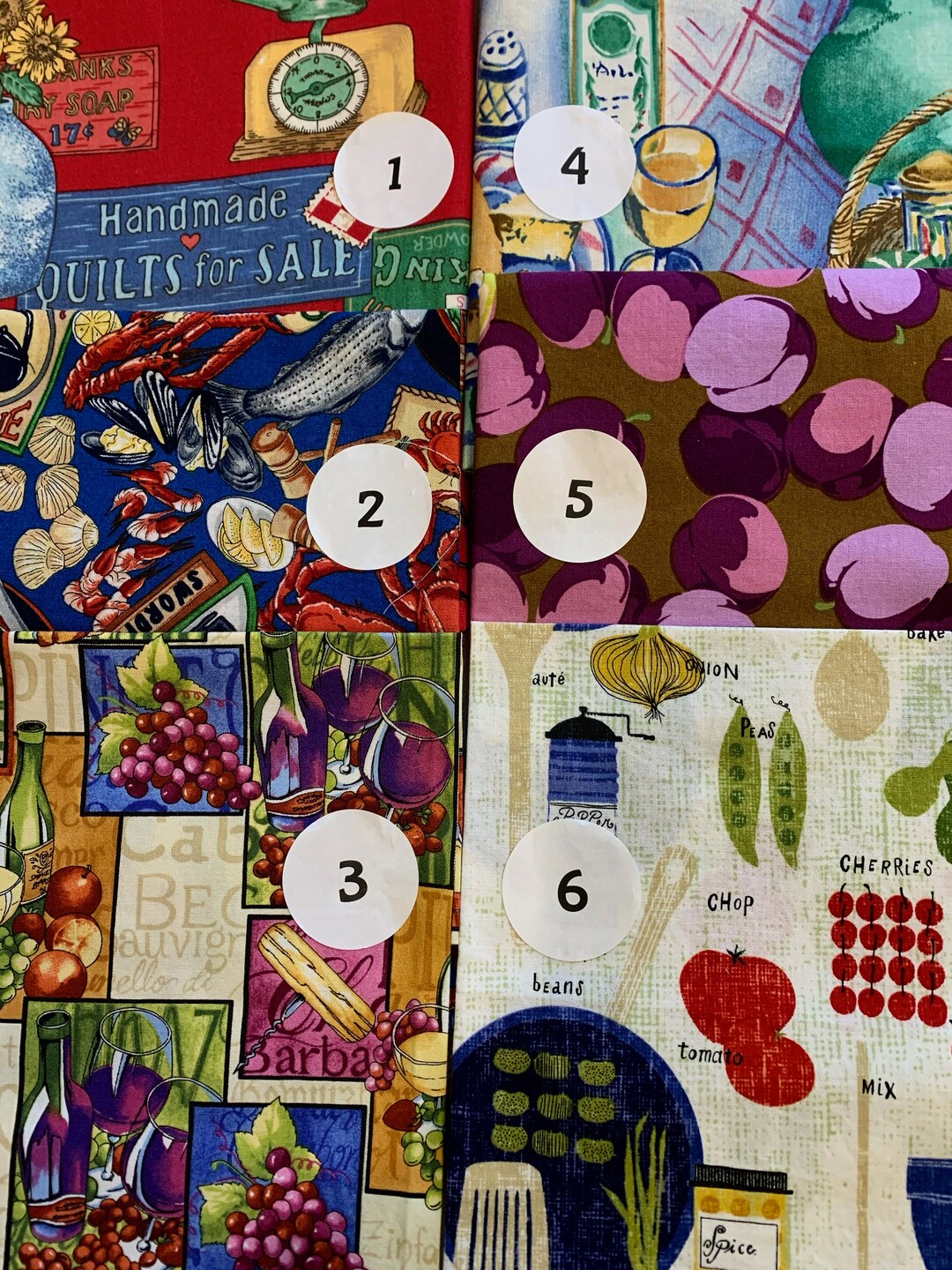 Food and Drinks Assorted Fat Quarters - Etsy