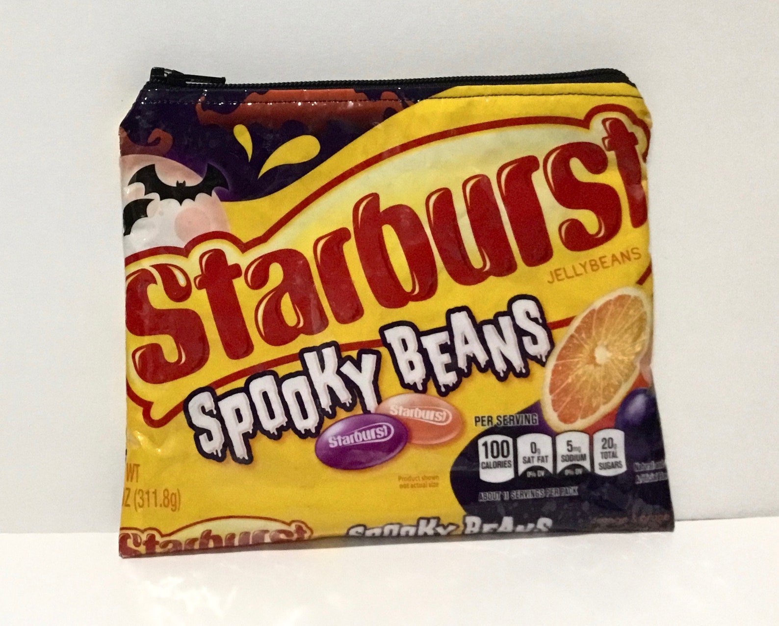 Starburst Spooky Beans Candy Wrapper Up-cycled Zippered | Etsy