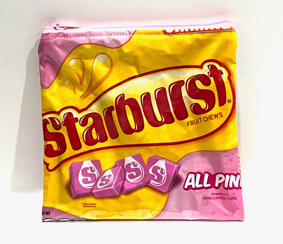 Small Bag NEW Limited Edition Starburst All Pink Candy Wrapper Up ...