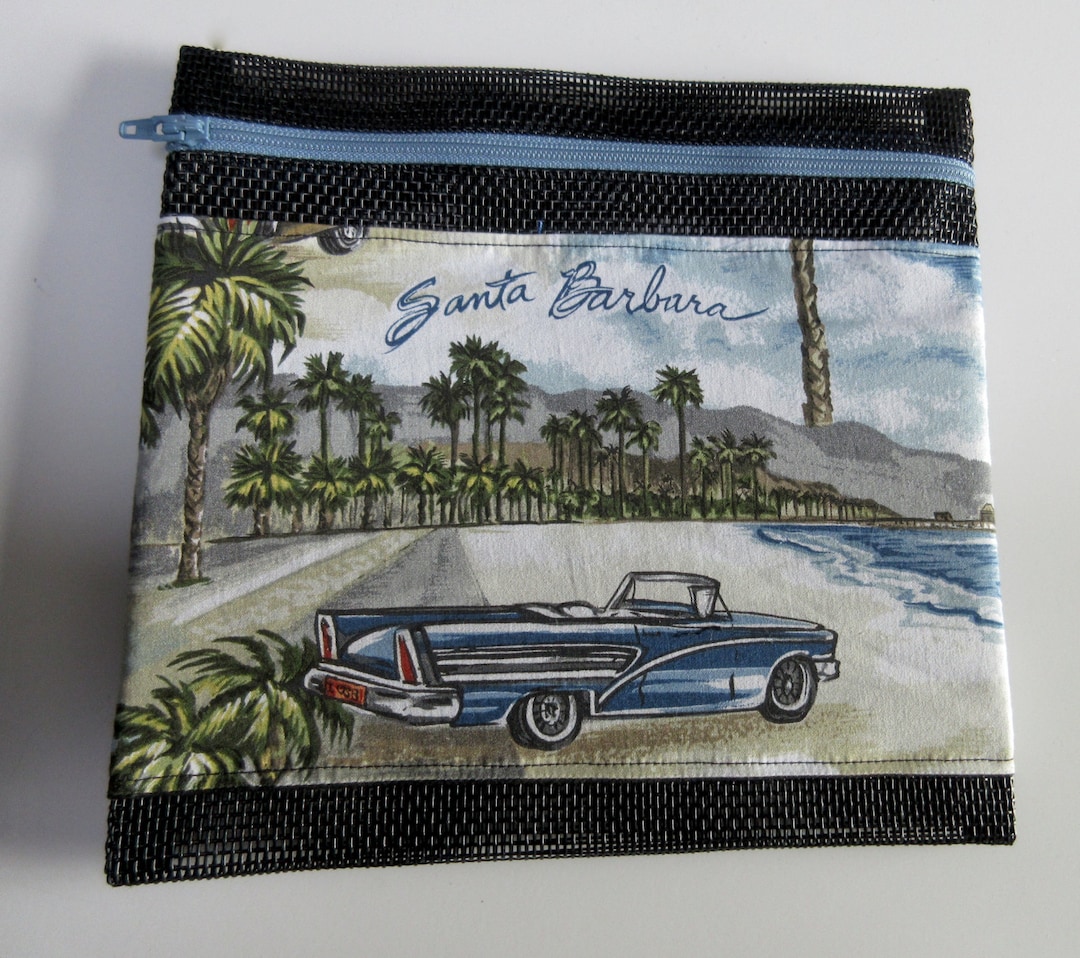 Santa Barbara Design Zippered Pouch - Etsy