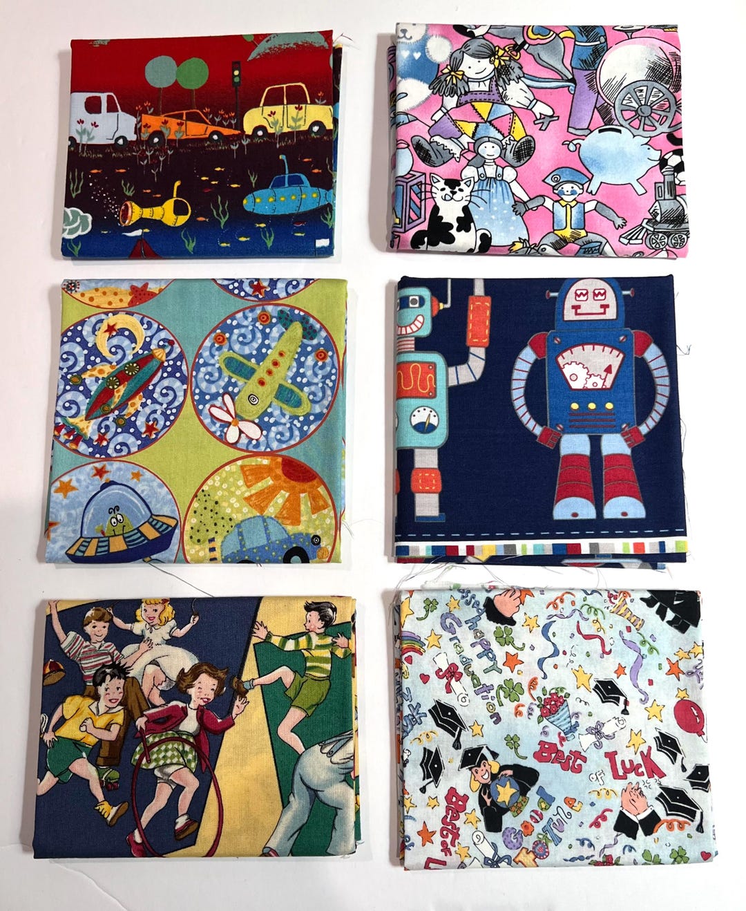Fat Quarters of Children's Prints - Etsy