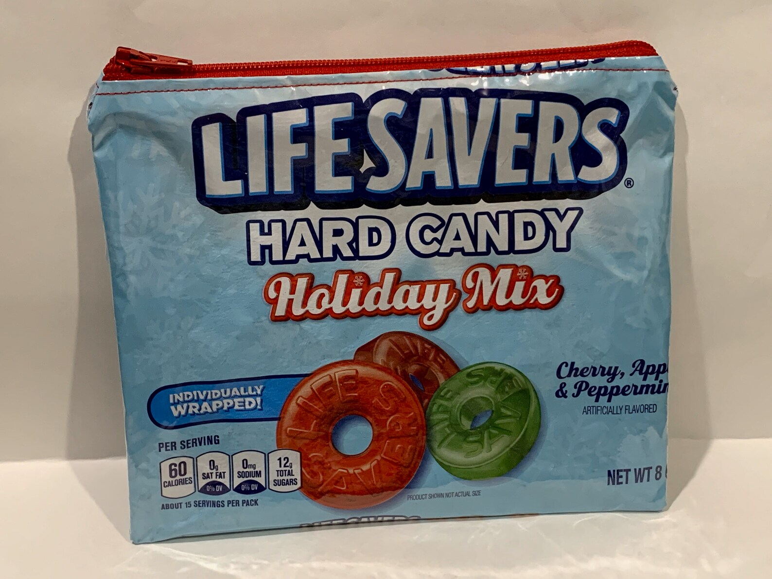 Life Savers Holiday Mix Candy Wrapper Up-cycled Zippered Bag/pouch - Etsy