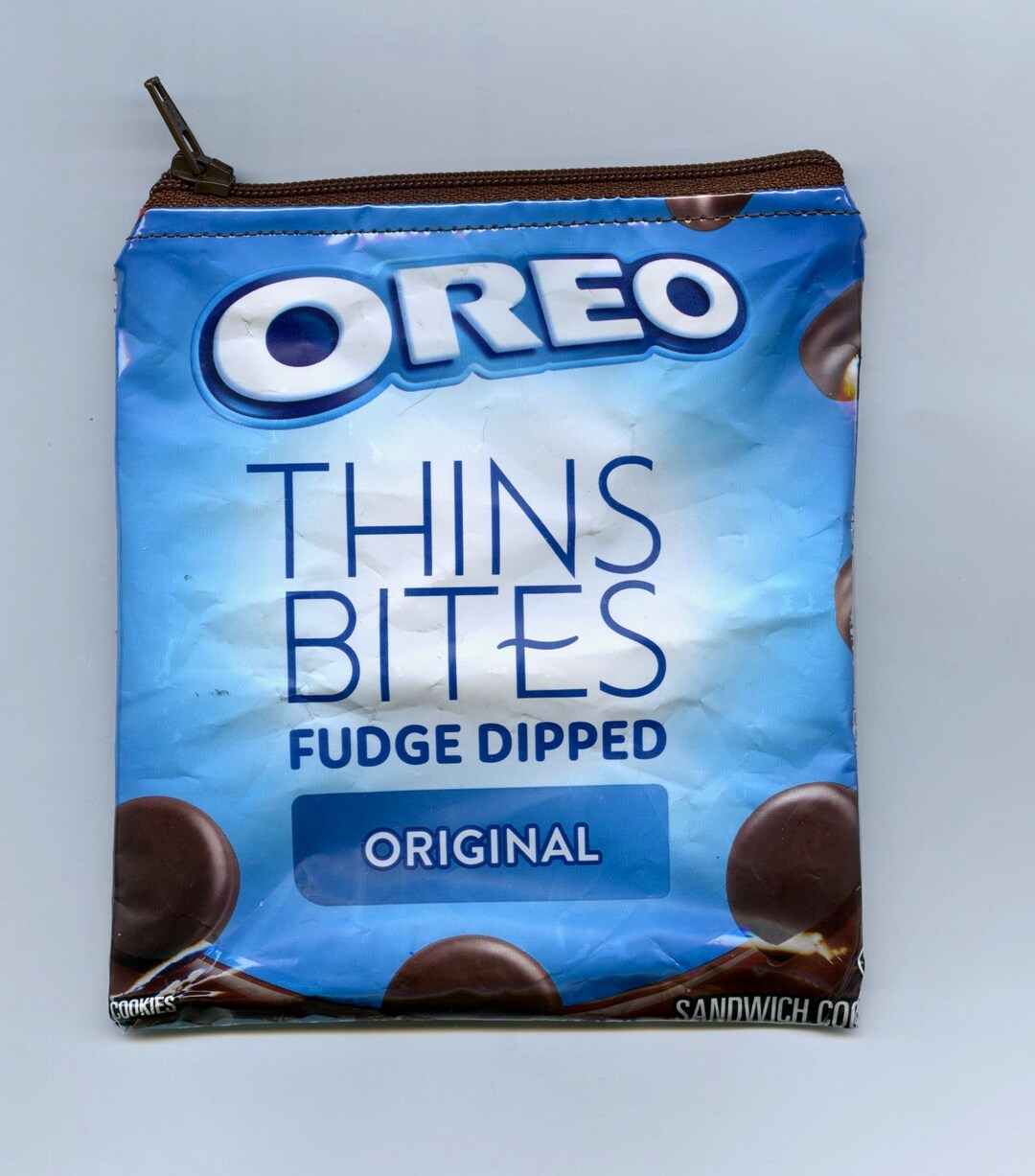 Oreo Fudge Dipped Thin Bites! Wrapper Up-cycled Zippered Bag/pouch - Etsy