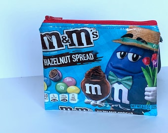 NEW M&ms Caramel Candy Wrapper Up-cycled Zippered Bag/pouch | Etsy