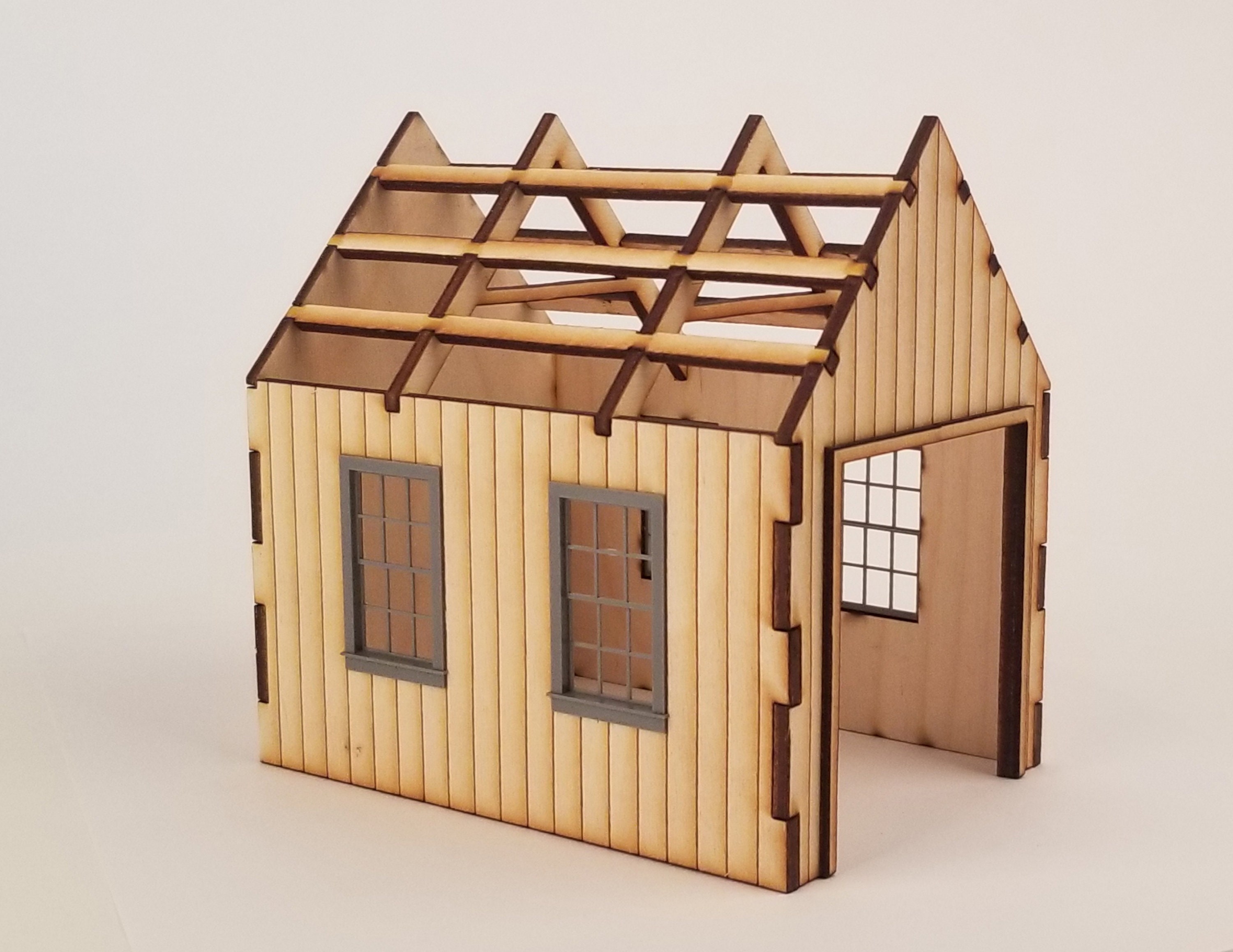 On30 (1:48 Scale) Engine Shed Kit - Etsy