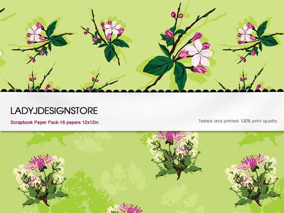 Blooming Spring 16 Designed Printable Digital Scrapbooking - Etsy UK