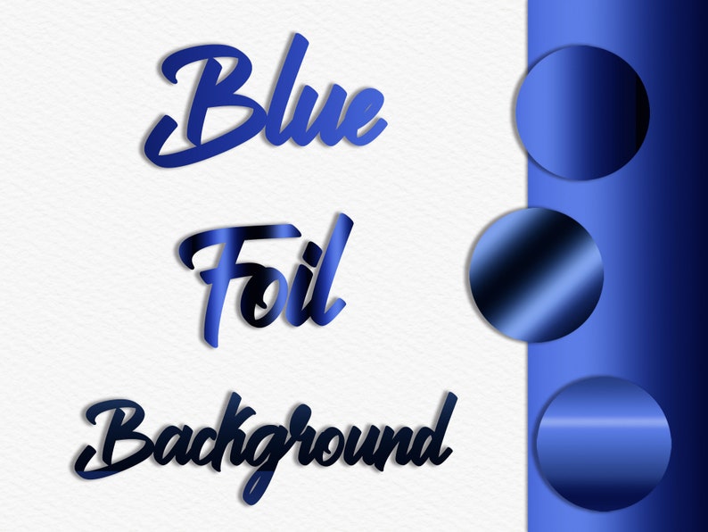 Blue Gradient Blue Digital Paper Blue Digital Foil Metallic - Etsy