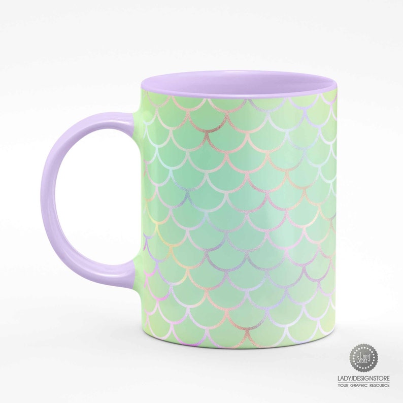 Iridescent Mermaid Sparkling Scales Digital Paper Seamless - Etsy