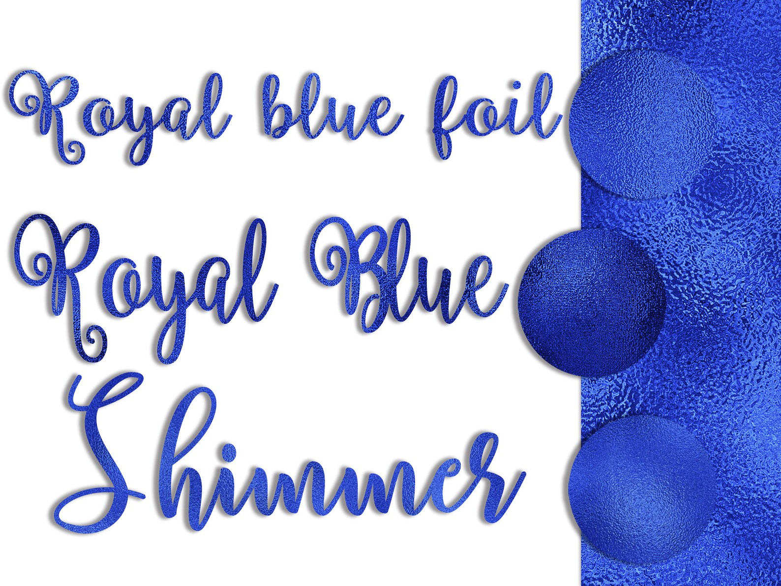 Royal Blue Foil Digital Paper Foil Textures Shimmer Printable - Etsy UK