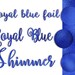 Royal Blue Foil Digital Paper, Foil Textures Shimmer Printable ...