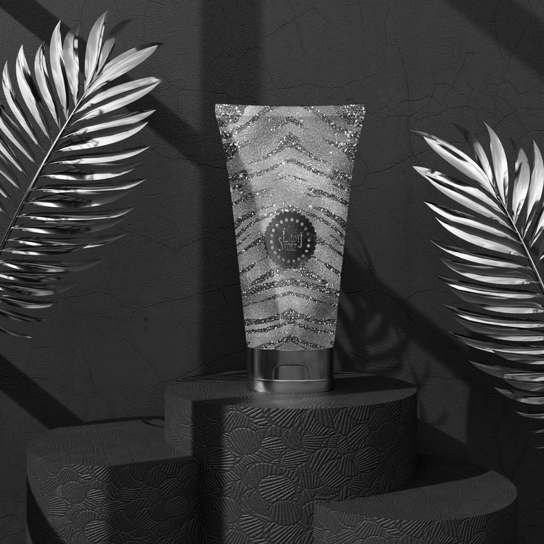 Silver Glitter Glam Digital Paper Seamless Tiger Cheetah - Etsy