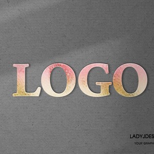 Pink and Gold Ombre Foil Background Digital Paper, Ombre Pink and Gold ...