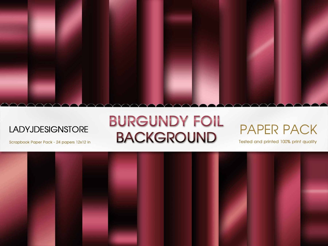 Burgundy Gradient Burgundy Digital Paper Burgundy Digital - Etsy