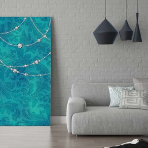 Teal Glam Digital Paper, Seamless Tiger Cheetah Zebra Patterns ...