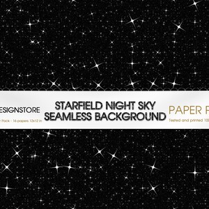 Sparkle Glitter Night Sky Starfield, Stars Background, Sky Digital ...