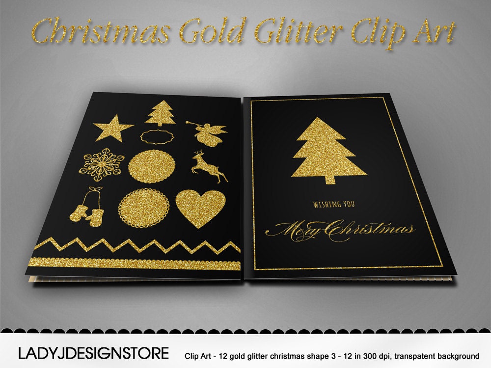 GOLD GLITTER Clipart Digital Clip Srt Frames Gold Glitter - Etsy