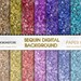 Sequin Digital Background, Seamless Sequins Digital Paper, Sequin ...