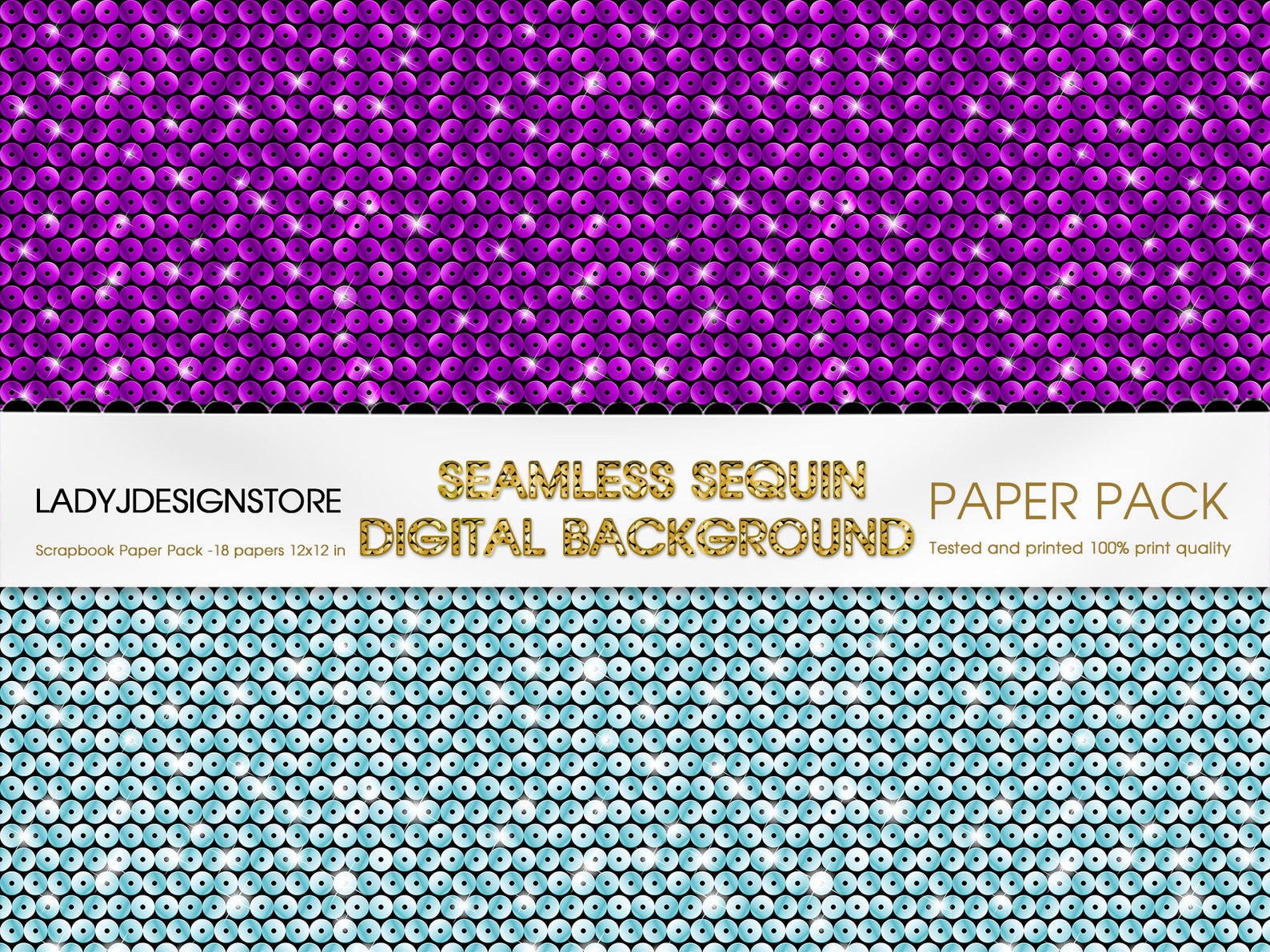 Seamless Sequin Digital Background Seamless Sequins Digital - Etsy