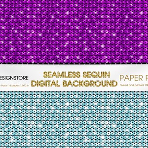 Seamless Sequin Digital Background, Seamless Sequins Digital Paper ...