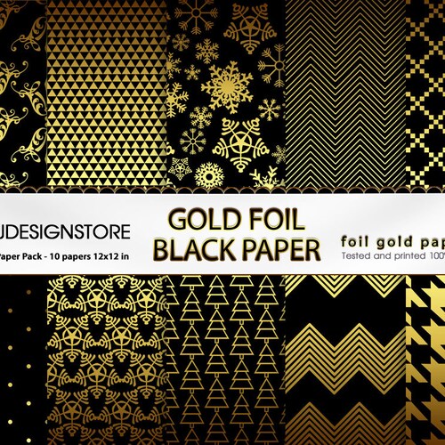 Gold Digital Bokeh Paper Gold Bokeh and Glitter Shiny | Etsy