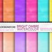 WATERCOLOR PASTEL OMBRE Papers 6 Digital Paper Pack Instant - Etsy