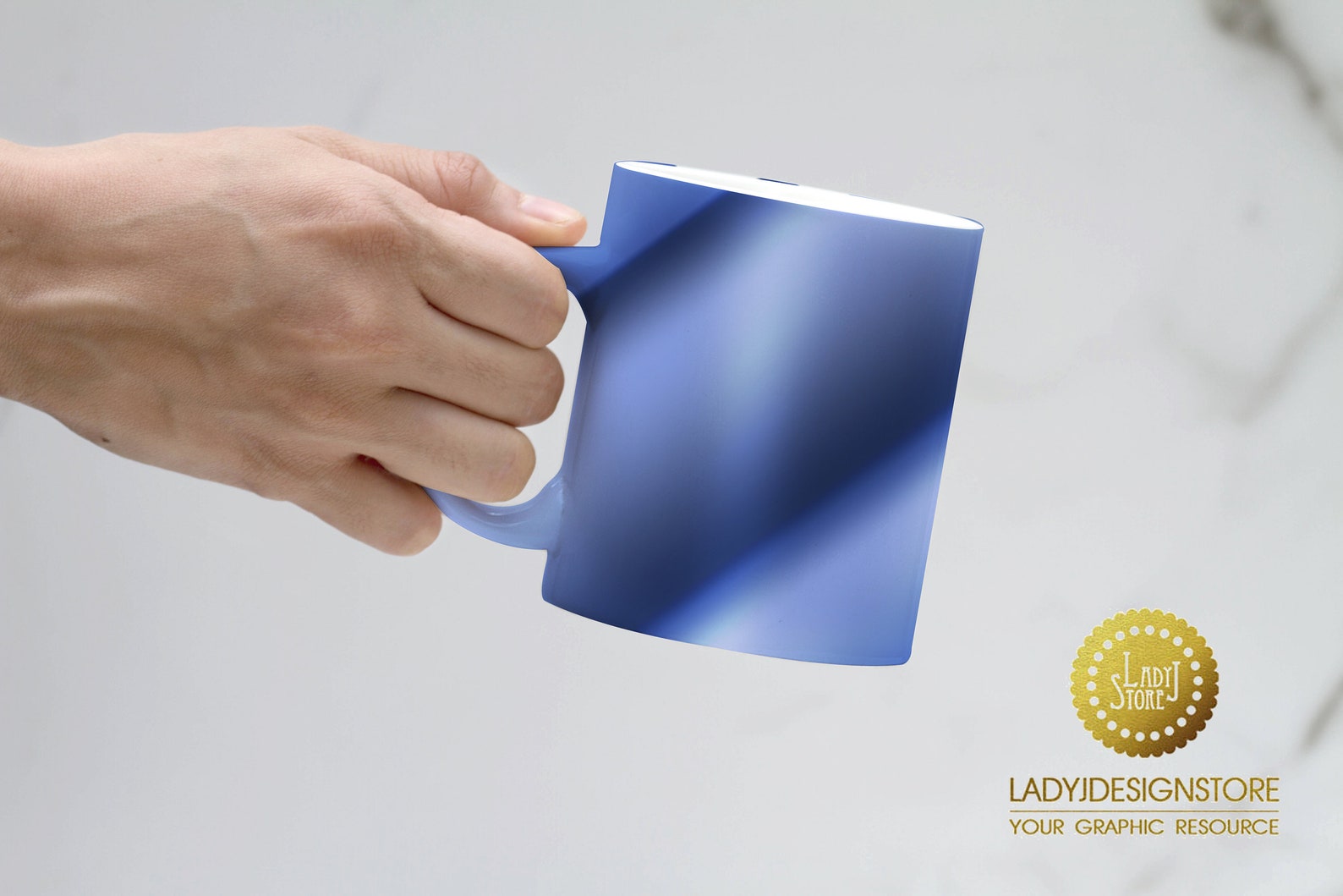 Blue Gradient Blue Digital Paper Blue Digital Foil Metallic - Etsy