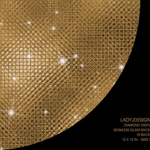 Diamond Digital Paper, Seamless Glam Diamond Sequin Textures With ...