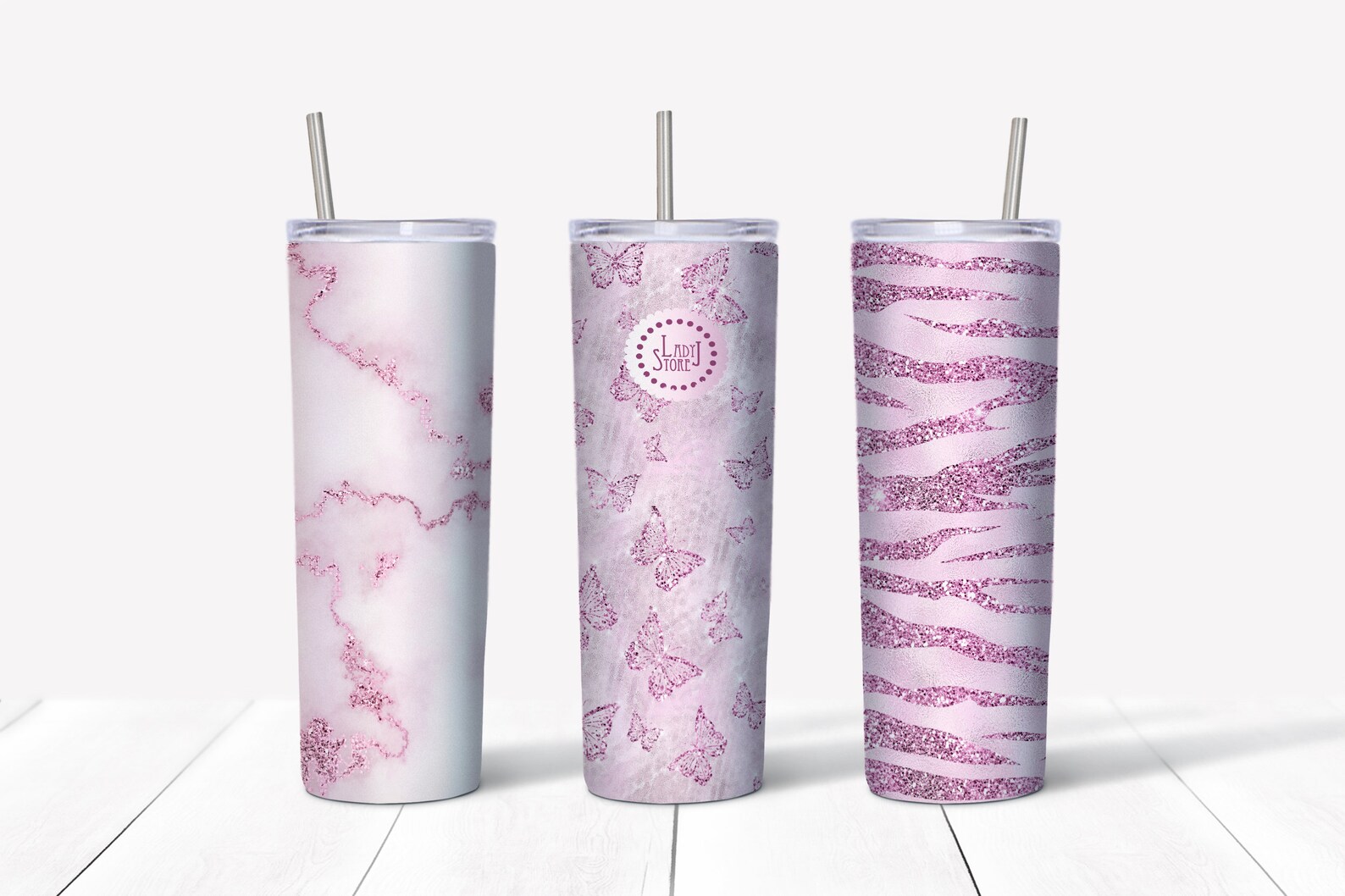 Silver and Pink Glam Digital Paper Seamless Tiger Cheetah - Etsy