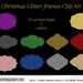 GLITTER FRAMES 10 Glitter Clipart, Frames, Christmas Clipart, Printable ...