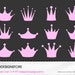 Pastel Crown Clipart 12 Digital Clipart Crowns for Invitations ...