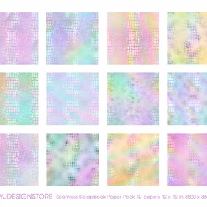 Iridescent Snake Skin Print Digital Paper Seamless Pattern Backgrounds ...