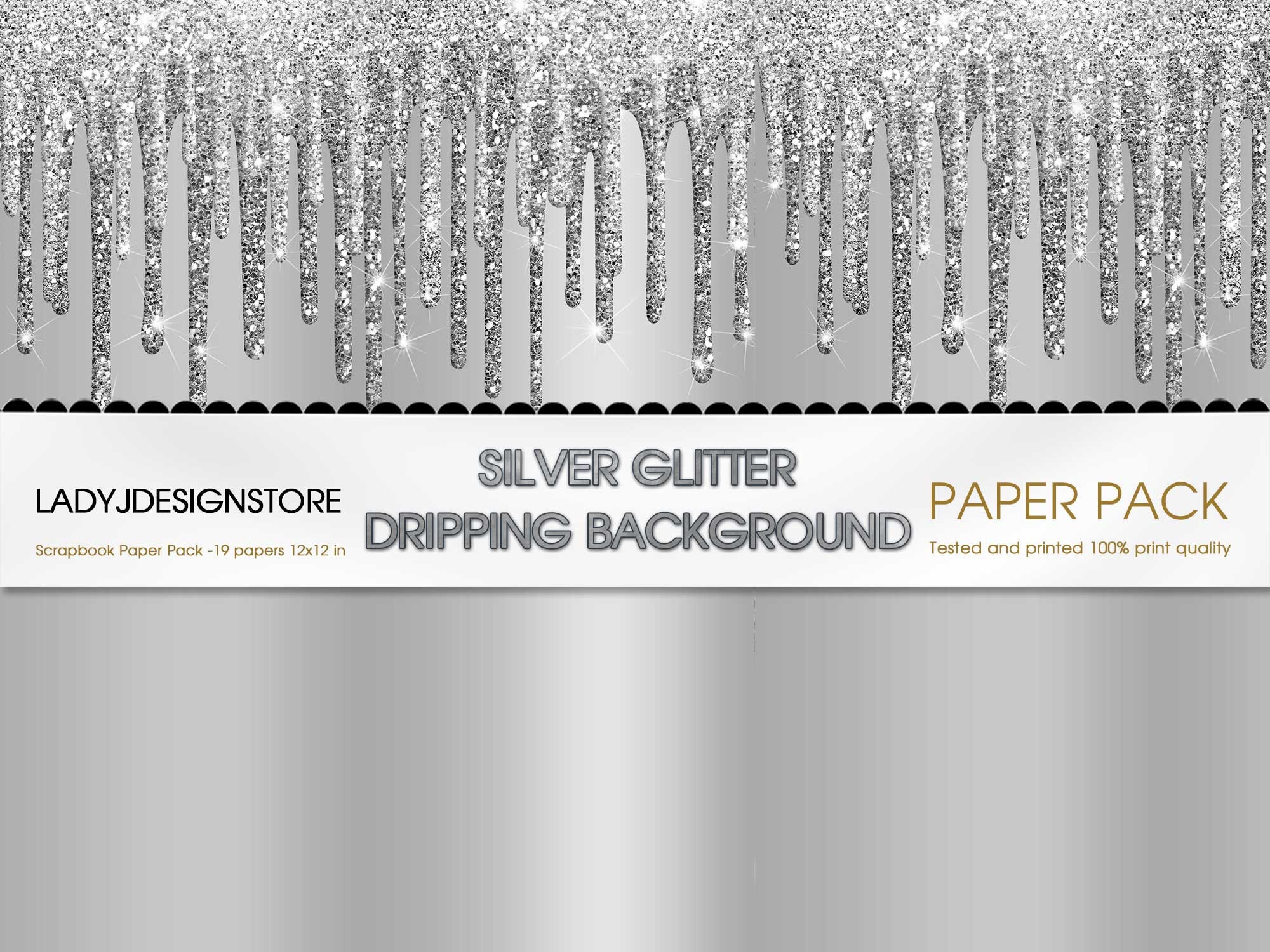 Sparkly Silver Glitter Foil Dripping Sparkle Foil Dripping - Etsy Australia