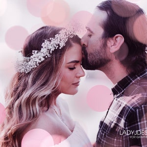 Rose Gold Bokeh Overlays, Glowing Night Lights, Magic Ligths, Blure ...