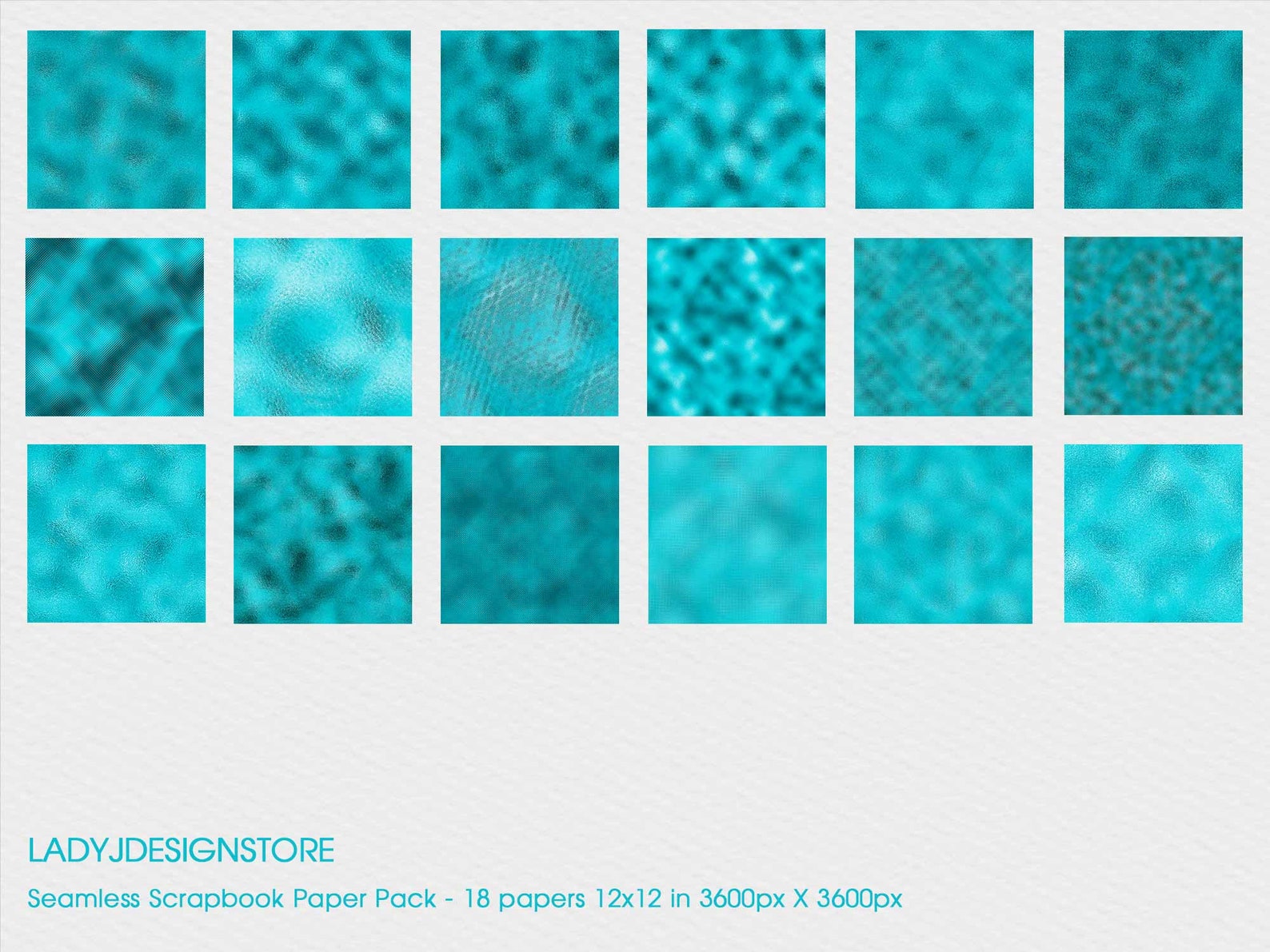 Turquoise Metalic Foil Turquoise Digital Paper Turquoise - Etsy