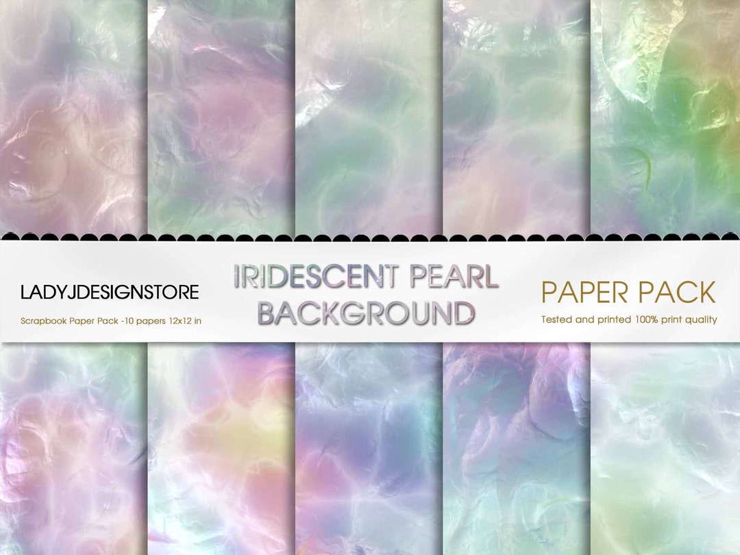 Iridescent Unicorn Pearl Digital Paper, Seamless Pearl Textures, Pearl ...