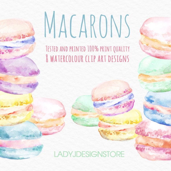 Macaron Print - Etsy
