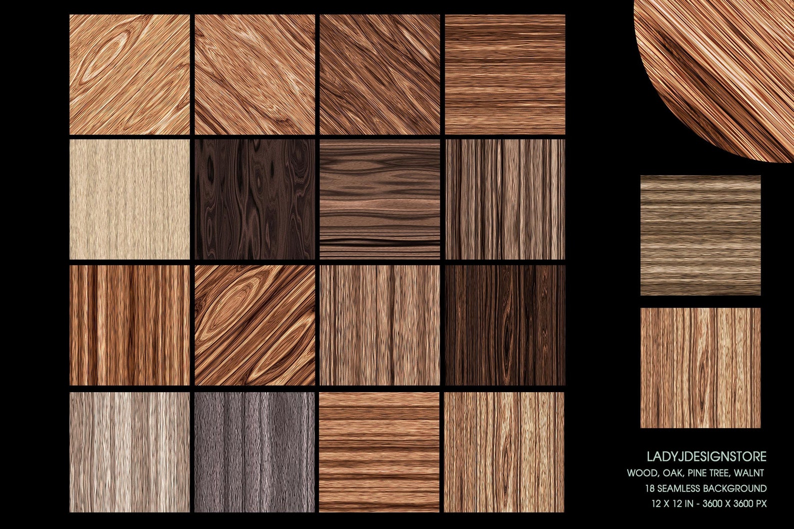 Wood Digital Textures Paper Pack Natural Rustic Wood Digital - Etsy