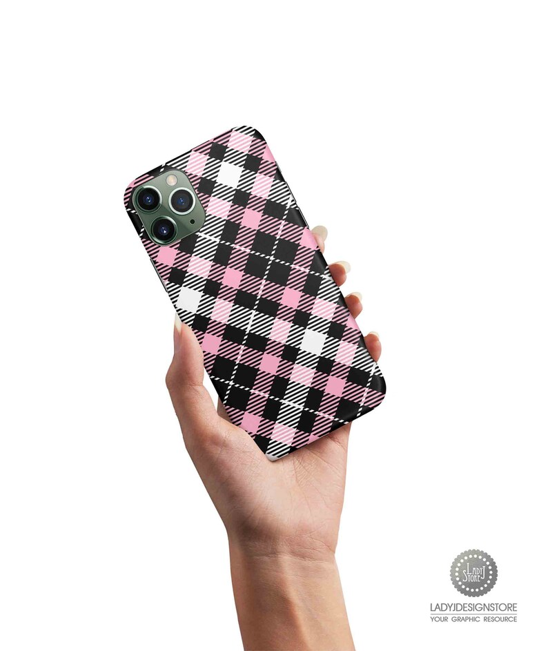 Plaid Pink Digital Paper Lumberjack Plaid Tartan Checkers Log | Etsy