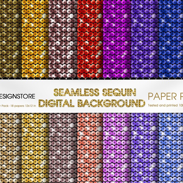 Sequin Background - Etsy