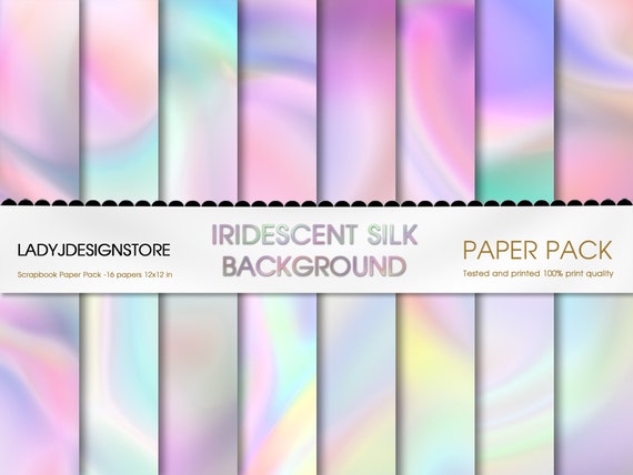 Iridescent Textures, seamless iridescent digital paper, iridescent ...