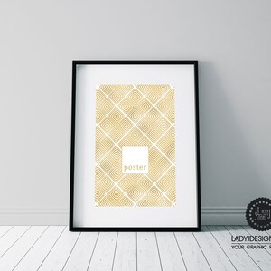 Art Deco White Gold Foil Digital Paper Seamless Retro Art Deco Patterns ...