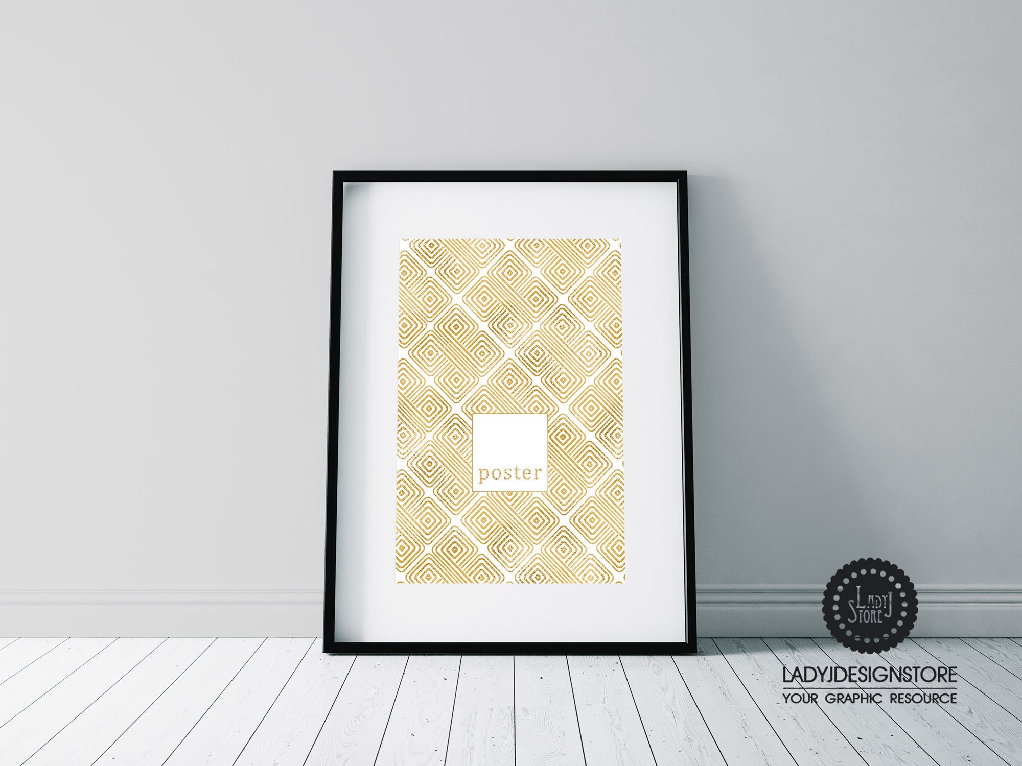 Art Deco White Gold Foil Digital Paper Seamless Retro Art Deco | Etsy UK